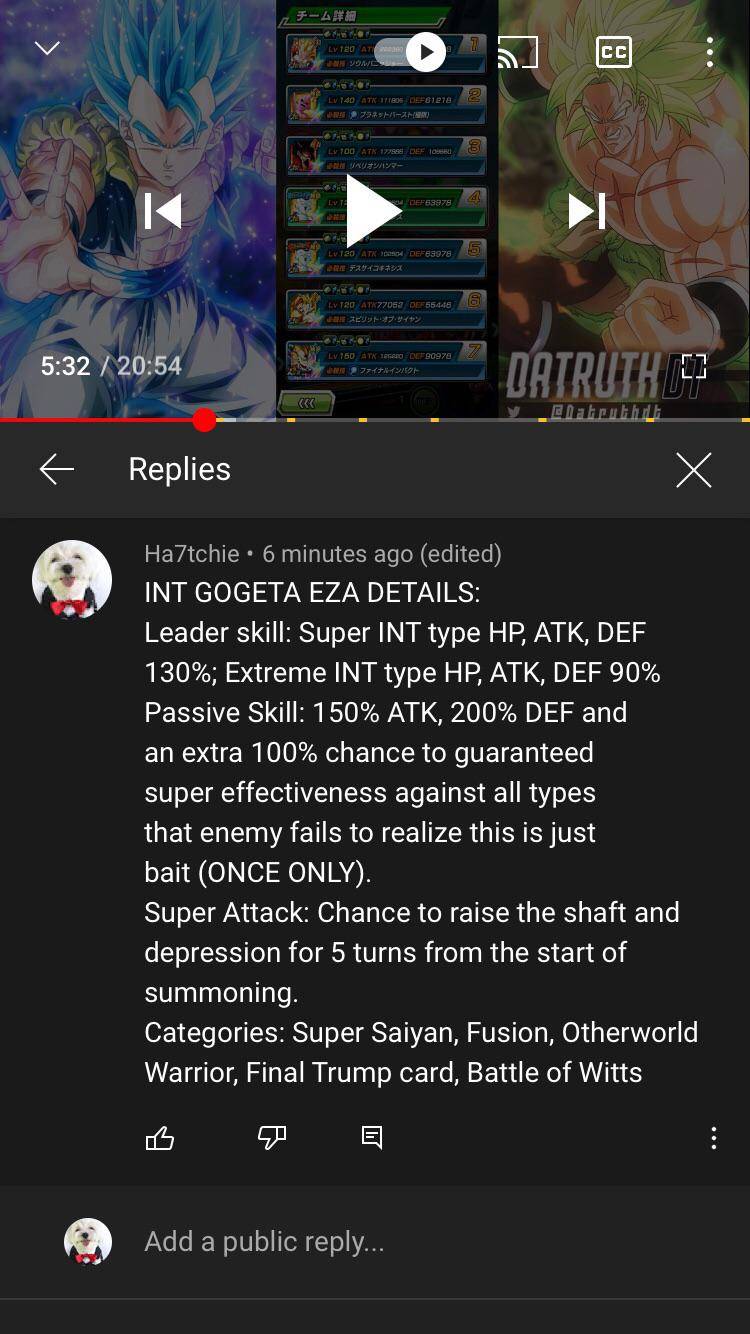 INT Gogeta Eza details | Scrolller