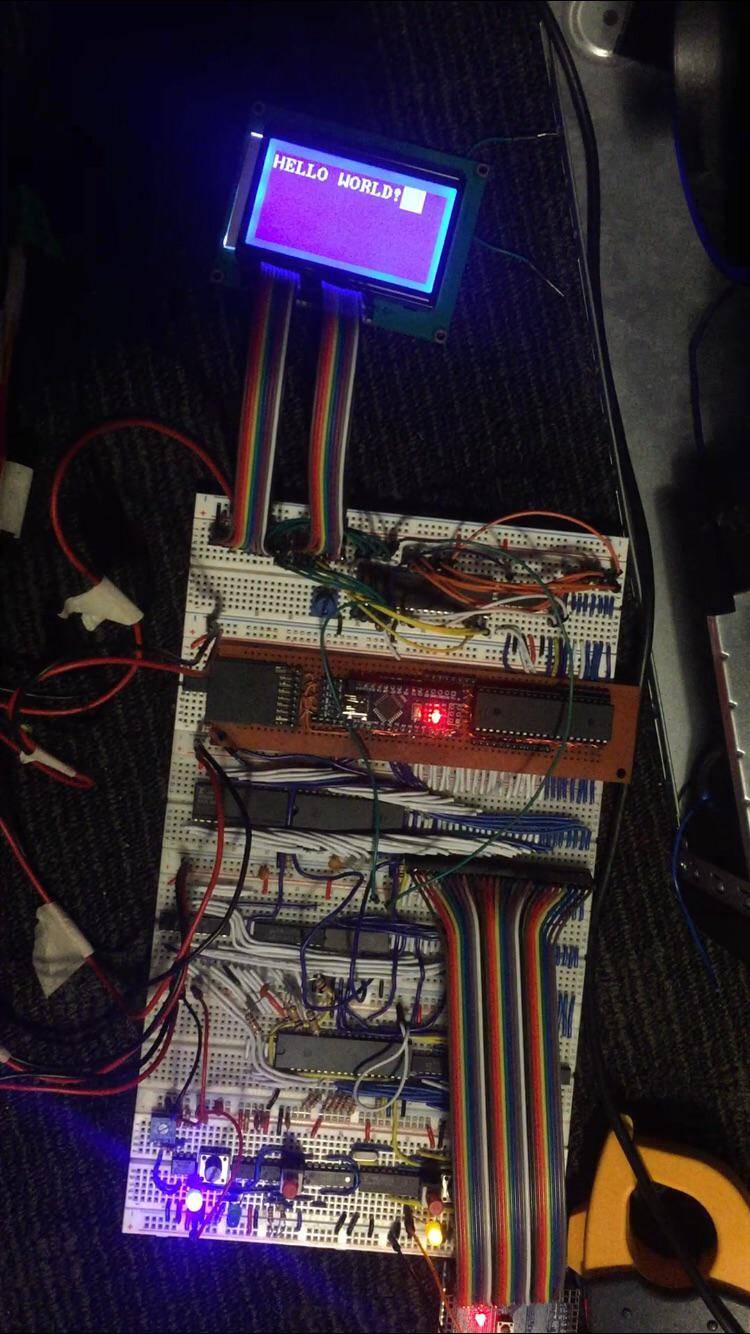 Intel 8088 breadboard computer | Scrolller