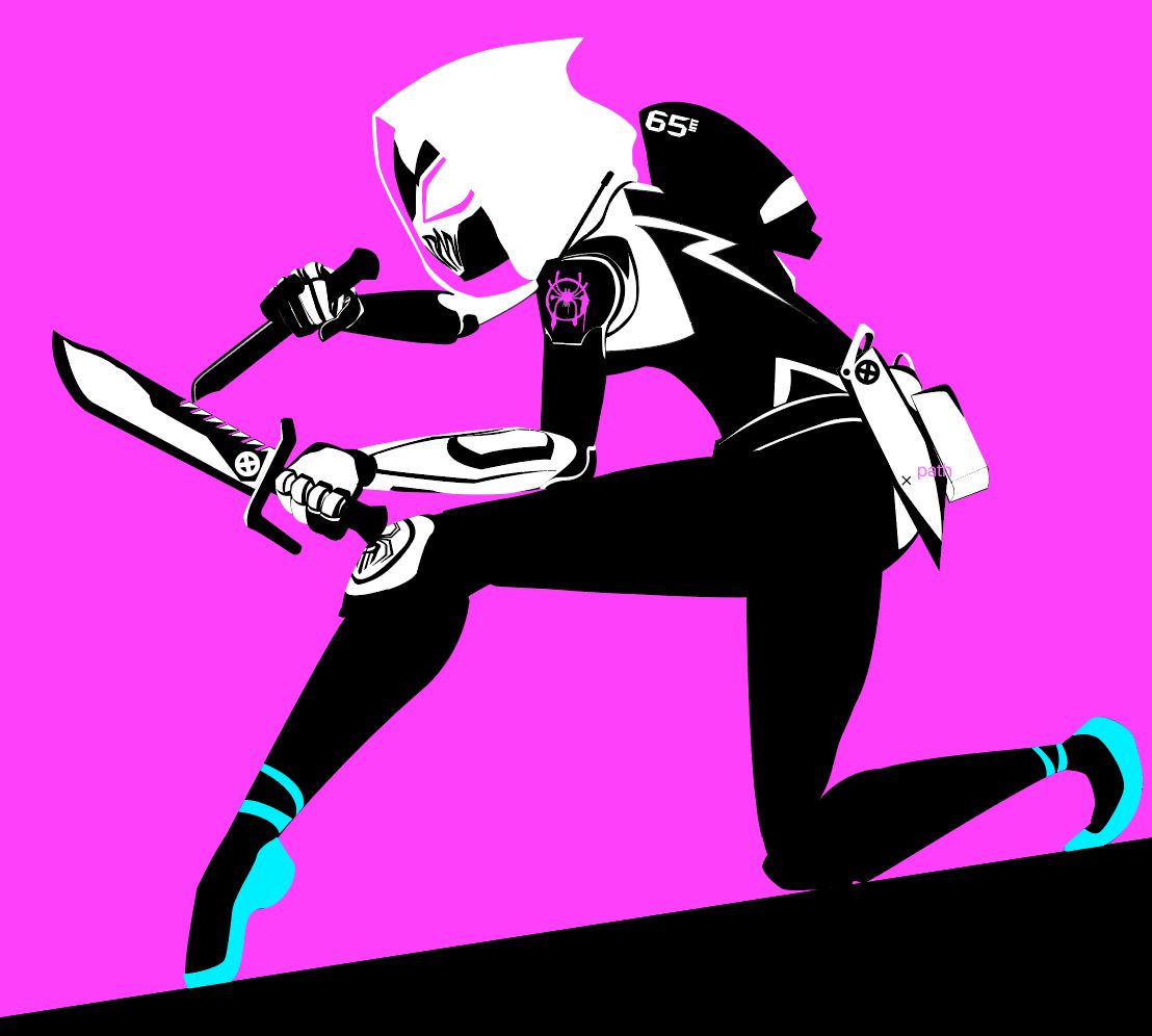 Inter-dimensional Hunter (WIP Spider-Gwen Fanart) | Scrolller