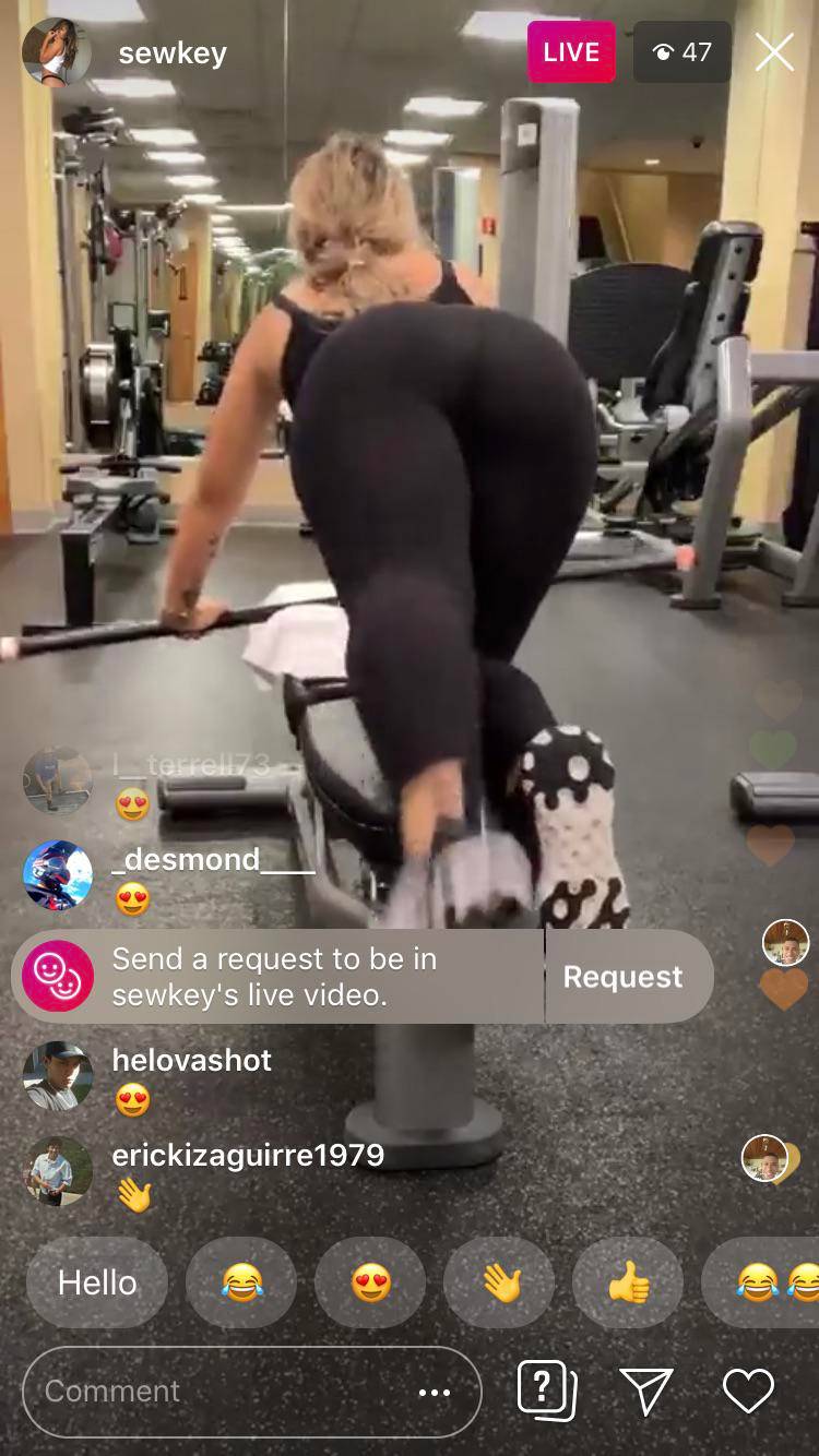 Interesting angles on IG Live today... | Scrolller