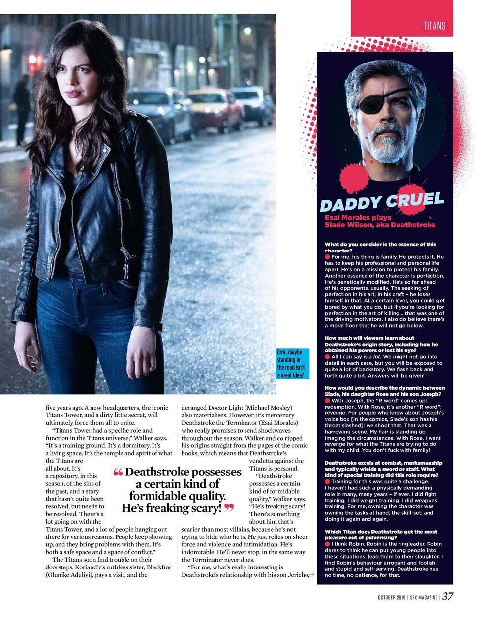 Interview With Esai Morales In SFX Magazine | Scrolller