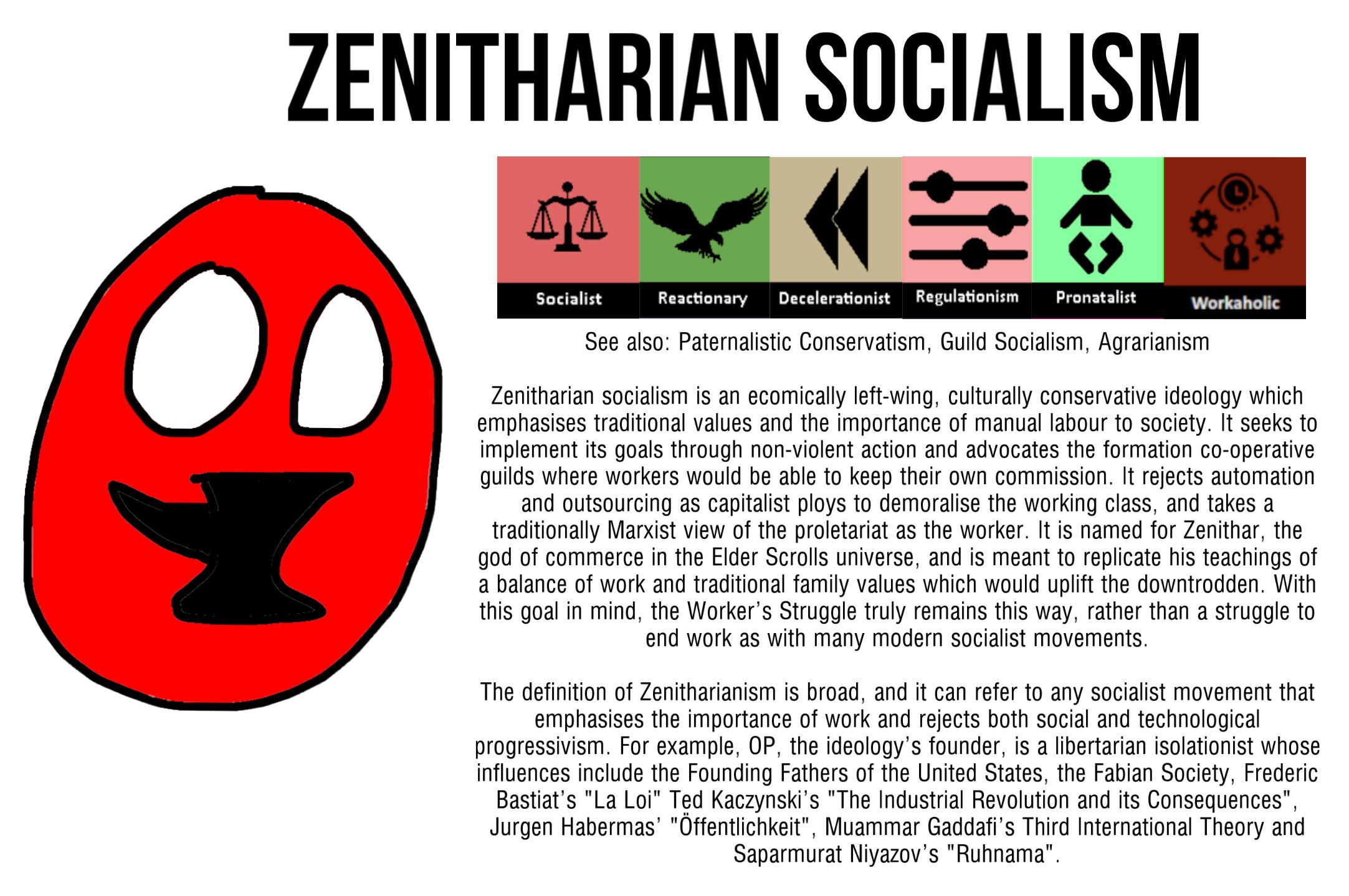 Introducing my ideology, Zenitharian Socialism. | Scrolller