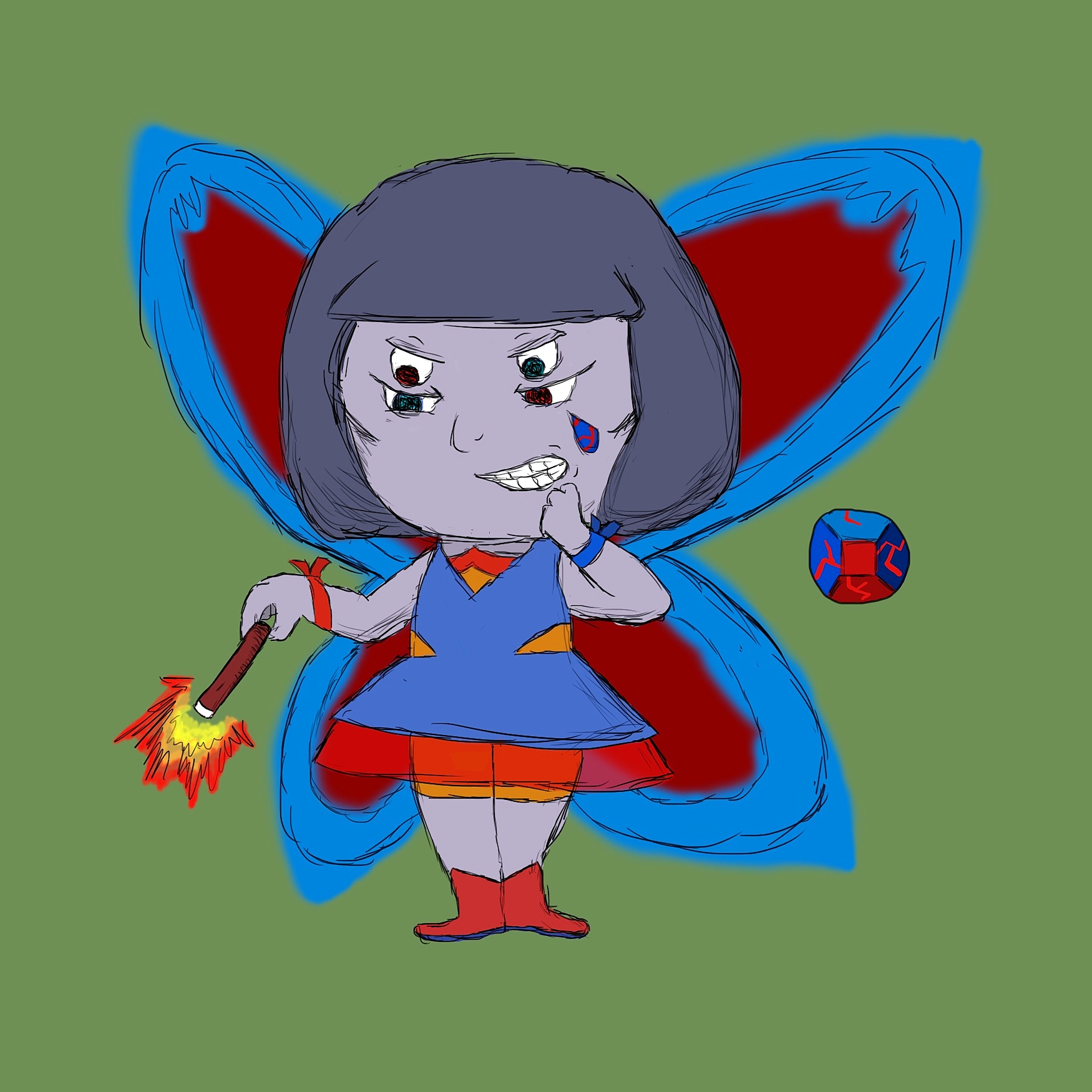 Introducing Pietersite, the angry pyromaniac fusion of Aquamarine and our Ruby! | Scrolller