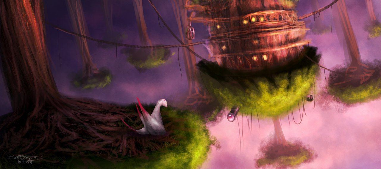 Inverted Forest Landscape | Scrolller