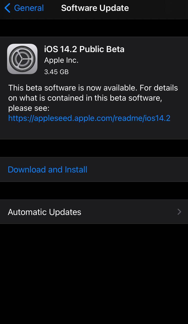 iOS 14.2 Public Beta released. | Scrolller
