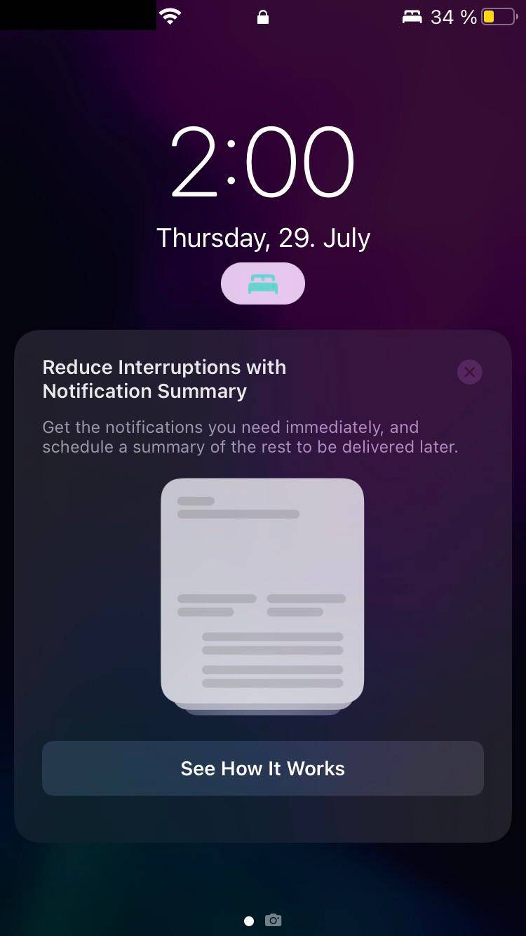 [iOS 15 DB4] New Notification Summary splash screen | Scrolller