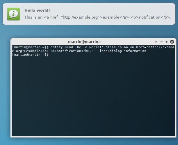 Is It A Bug That Xfce4 Notifyd 041 Doesnt Show Html Tags Scrolller