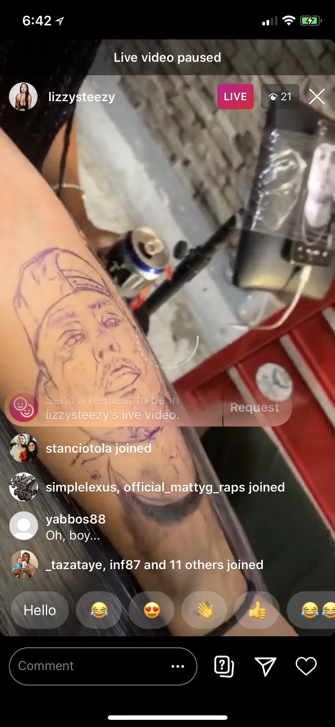 Is she getting her Bf tatted on her!?????? | Scrolller