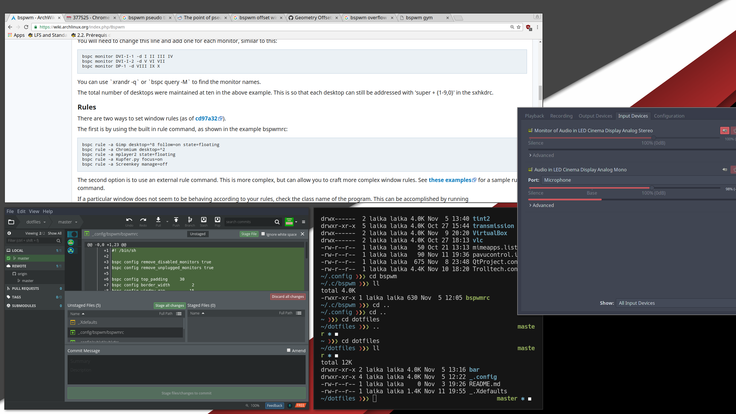 Is there a way to auto-prevent or avoid the overflow of the pseudo-tiled window on the right ...