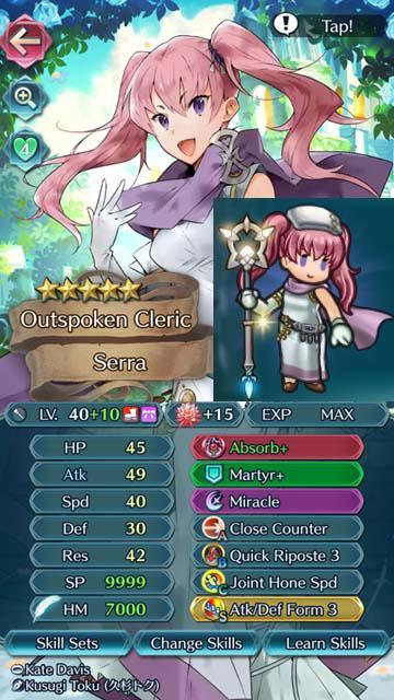 "Is this Peak Pink Twintails?" A Serra +10 showcase, now that I can finally Summoner Support her ...