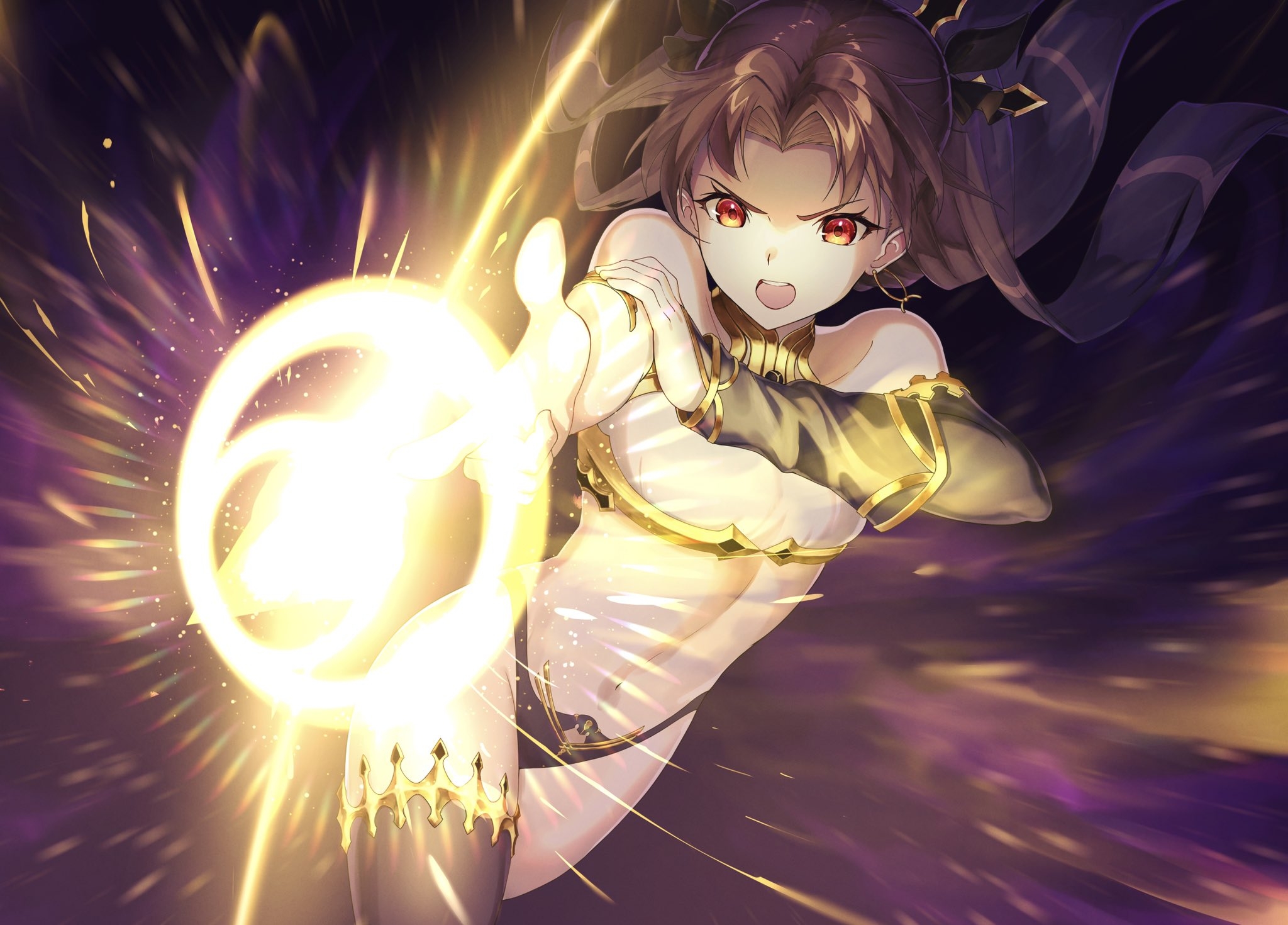 Ishtar charging up her Attack | Scrolller