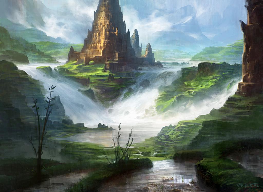 Island (Water Temple) by Adam Paquette | Scrolller
