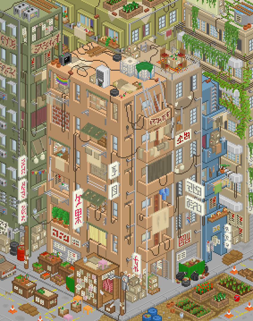 Isometric City Corner | Scrolller