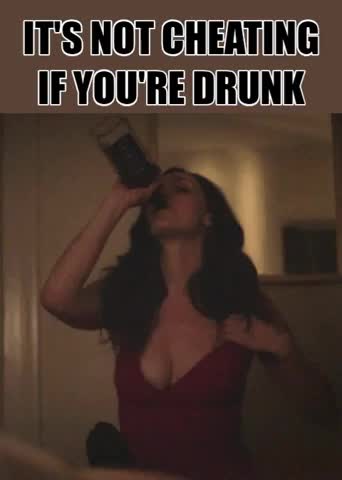 "It doesn't count I was drunk" | Scrolller