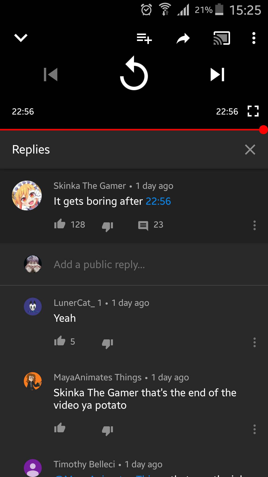 It gets boring after 22:56 | Scrolller