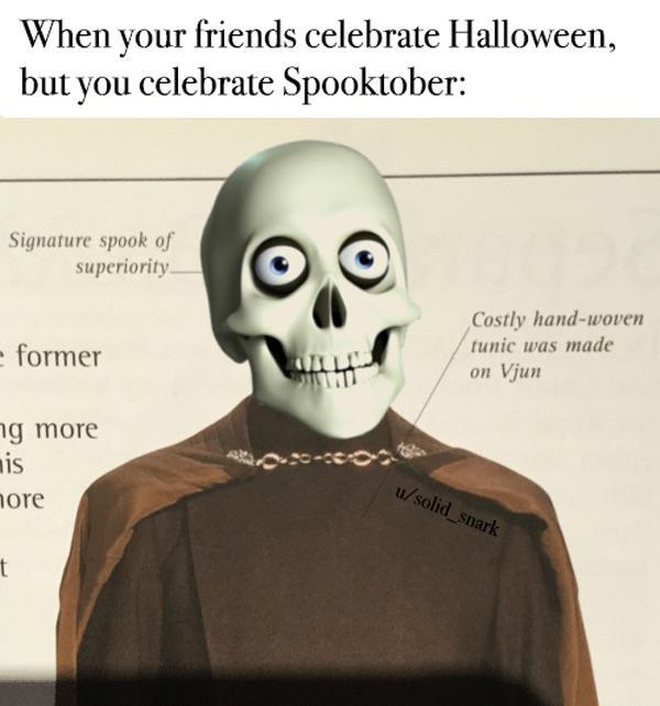 Signature spook of superiority! | Scrolller