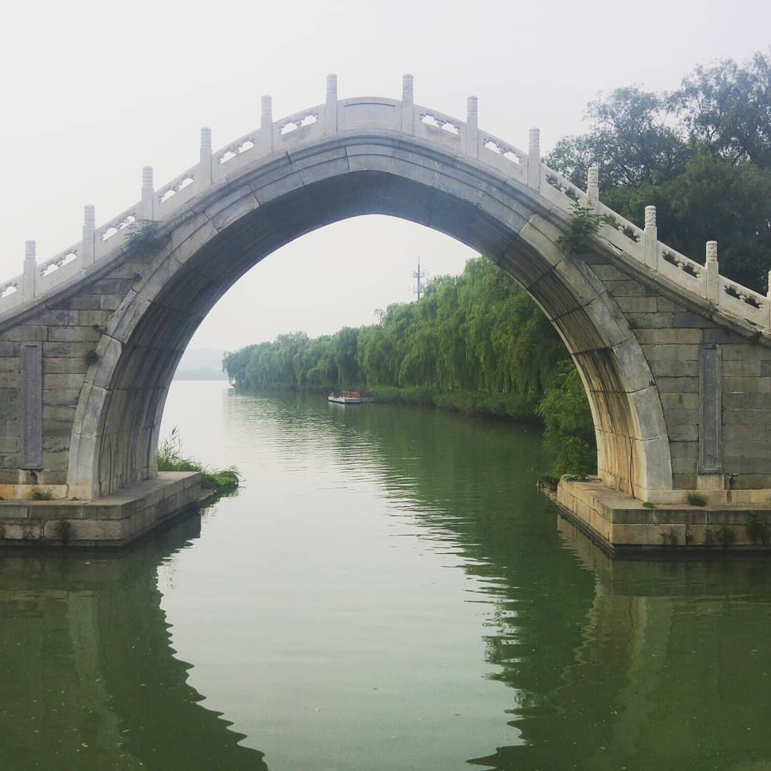 ITAP of a symmetric arch bridge. | Scrolller