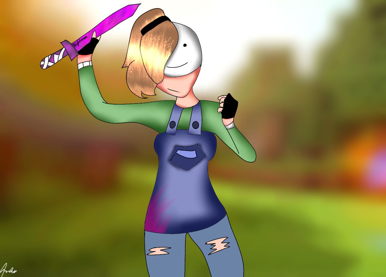 Its just drista fanart. What other explanation you want? | Scrolller