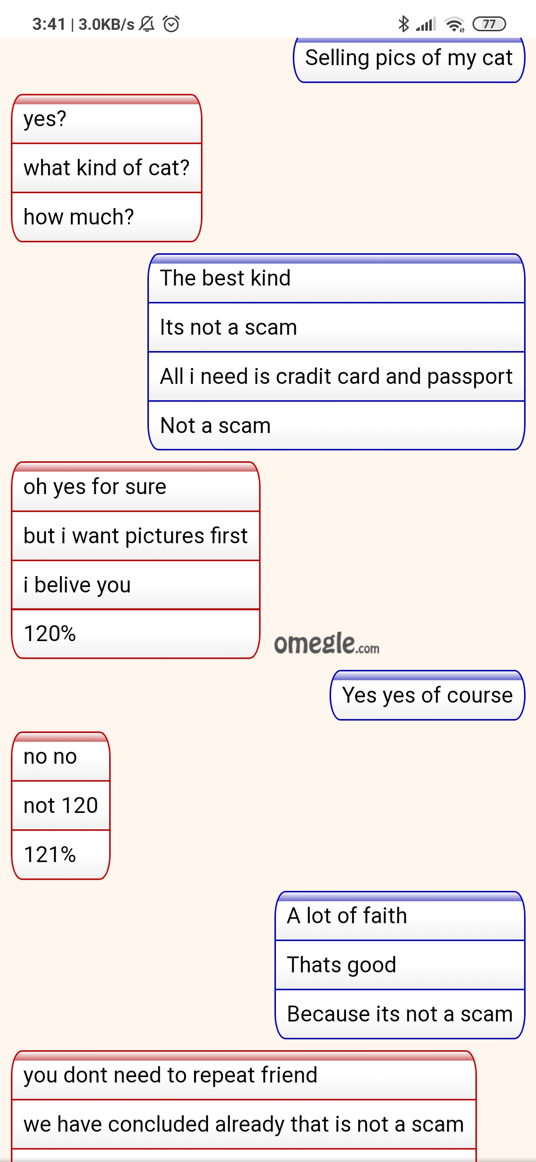 Its not a scam | Scrolller