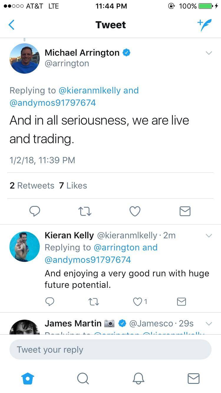 It's official. Michael Arrington's $100 million hedge fund, Arrington Capital, is officially ...