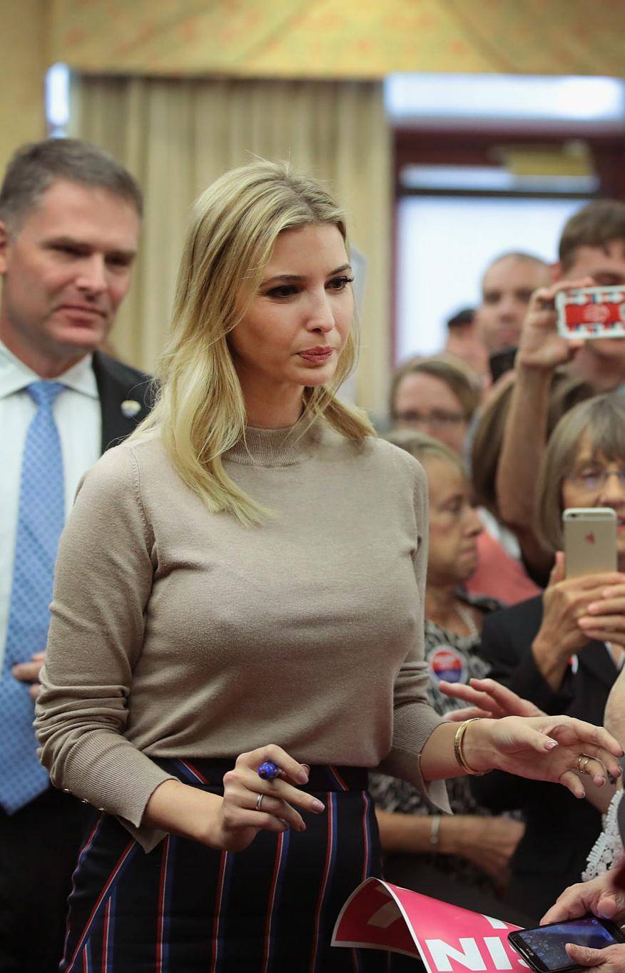 Ivanka Could Cut Glass With Her Constantly Hard Nips Scrolller