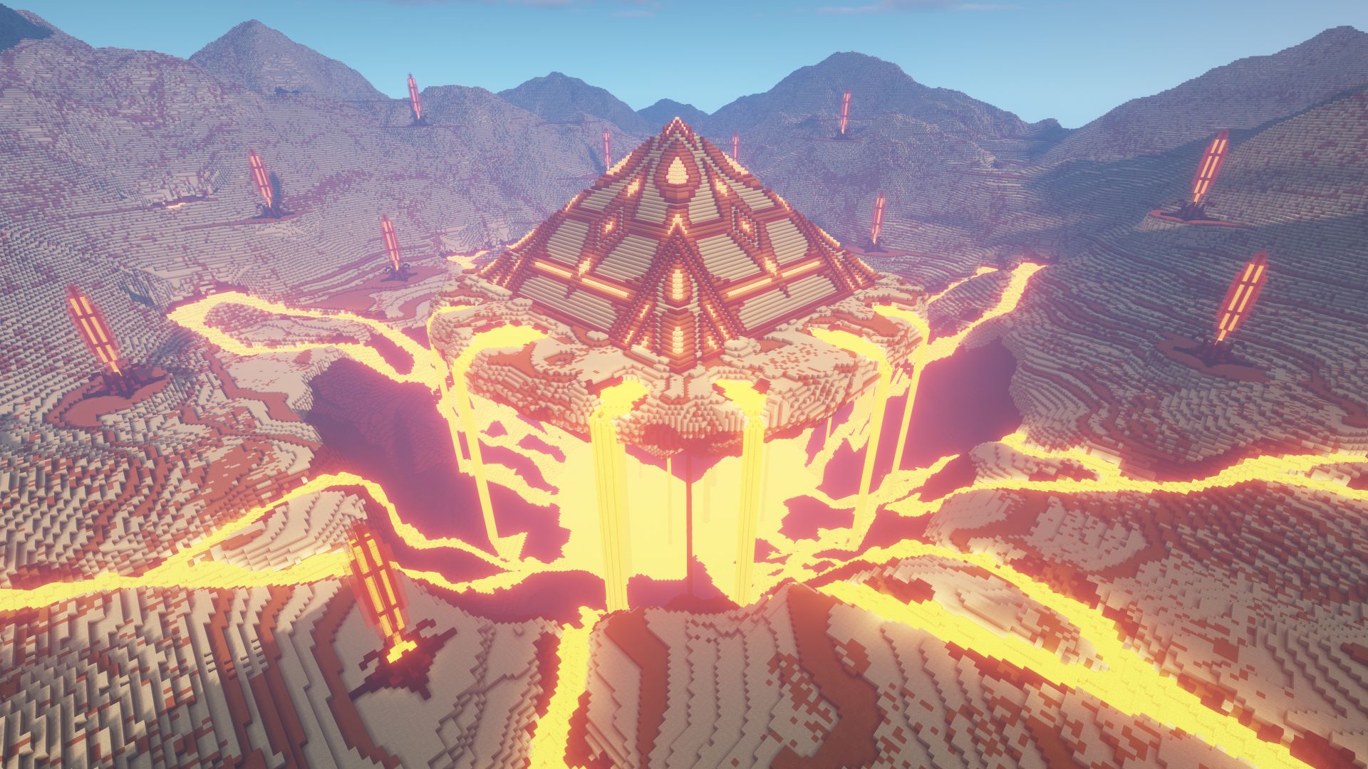 I've build this floating desert pyramid | Scrolller