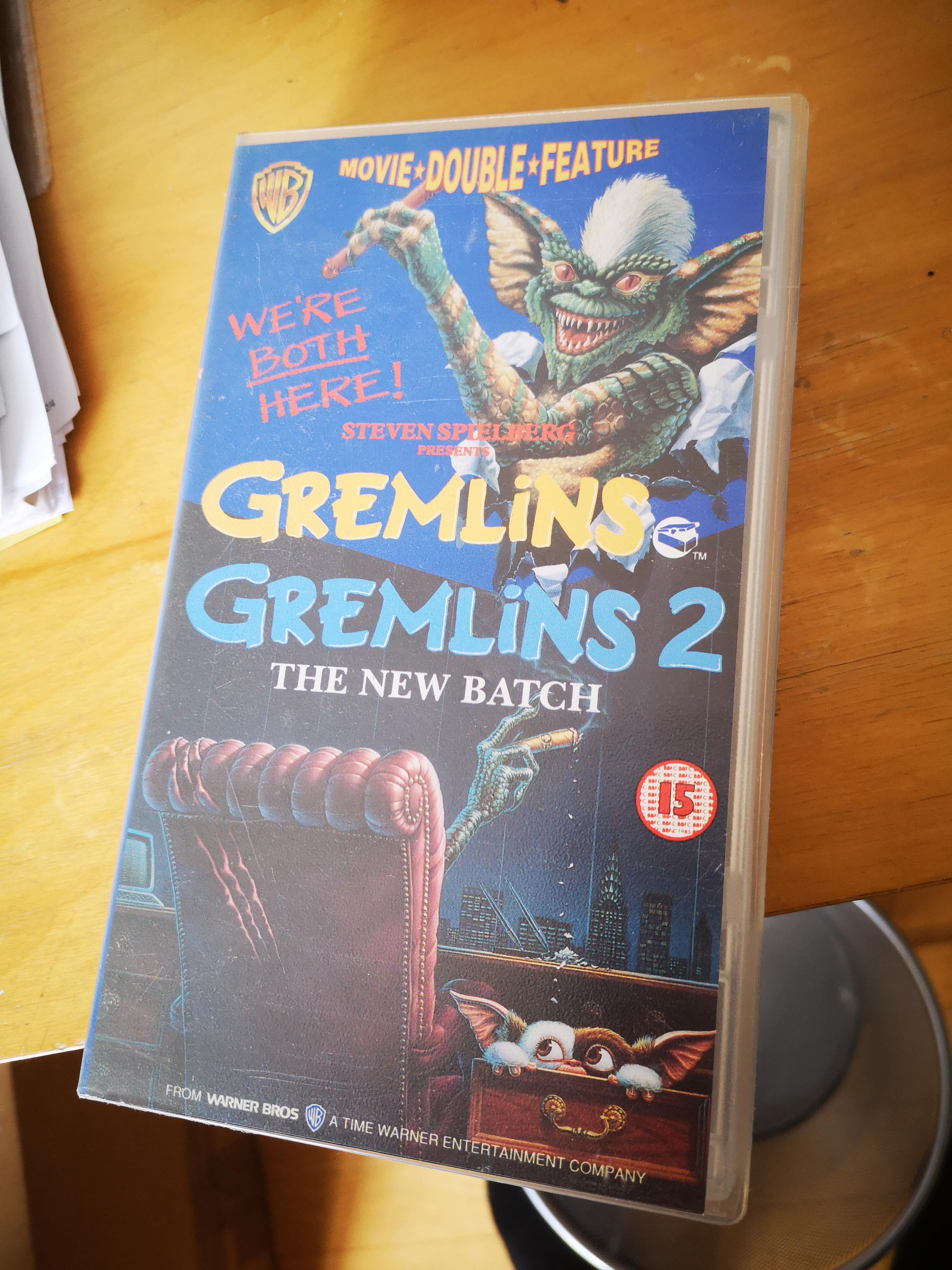 I've had this Gremlins double feature VHS since I was a little kid. | Scrolller