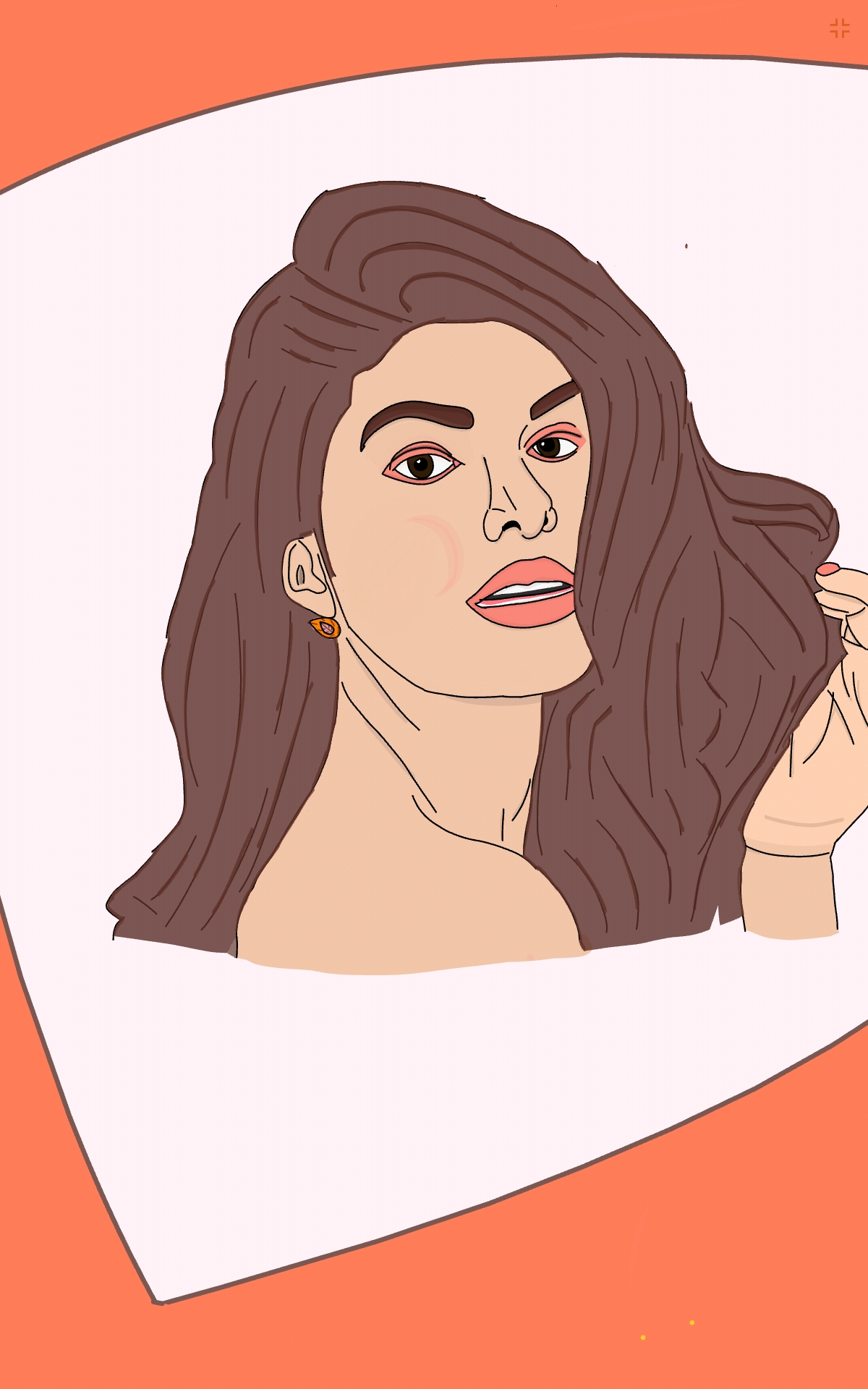 Jacqueline Fernandez (tried illustrator for first time) | Scrolller
