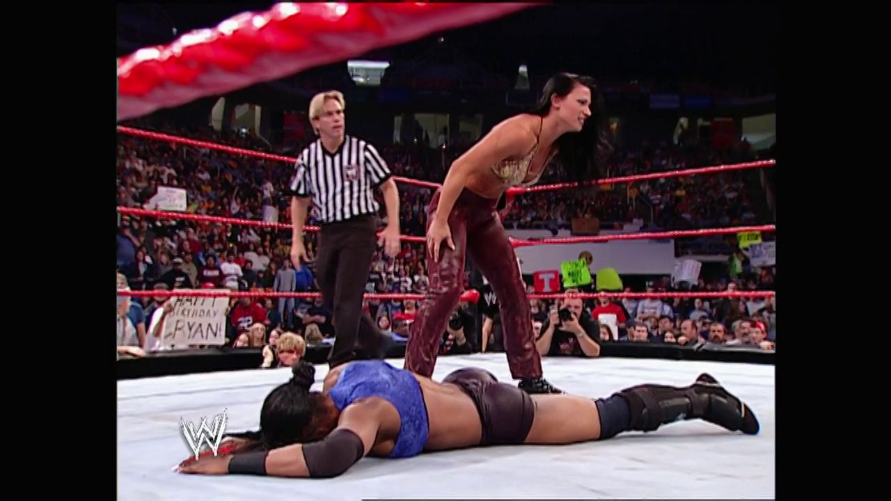 Jacqueline in an all too familiar position, down and out while Victoria stands tall | Scrolller