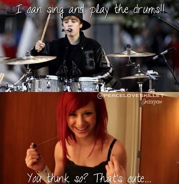 Jen: Korey, where's my drumsticks? | Scrolller