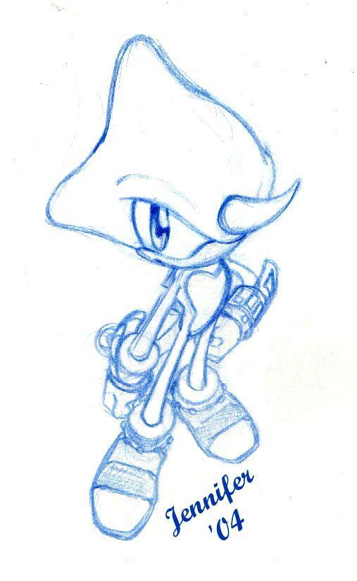 Jennifer Hernandez’s (Sonic Comics Artist) old sketch of Espio! | Scrolller