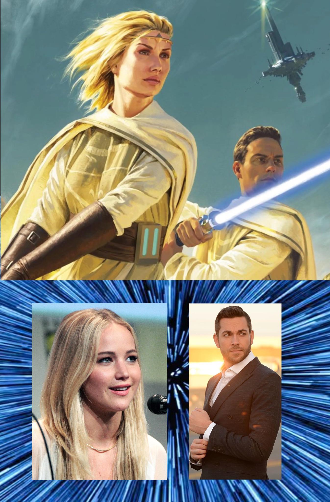 Jennifer Lawrence and Zachary Levi fan casting | Scrolller