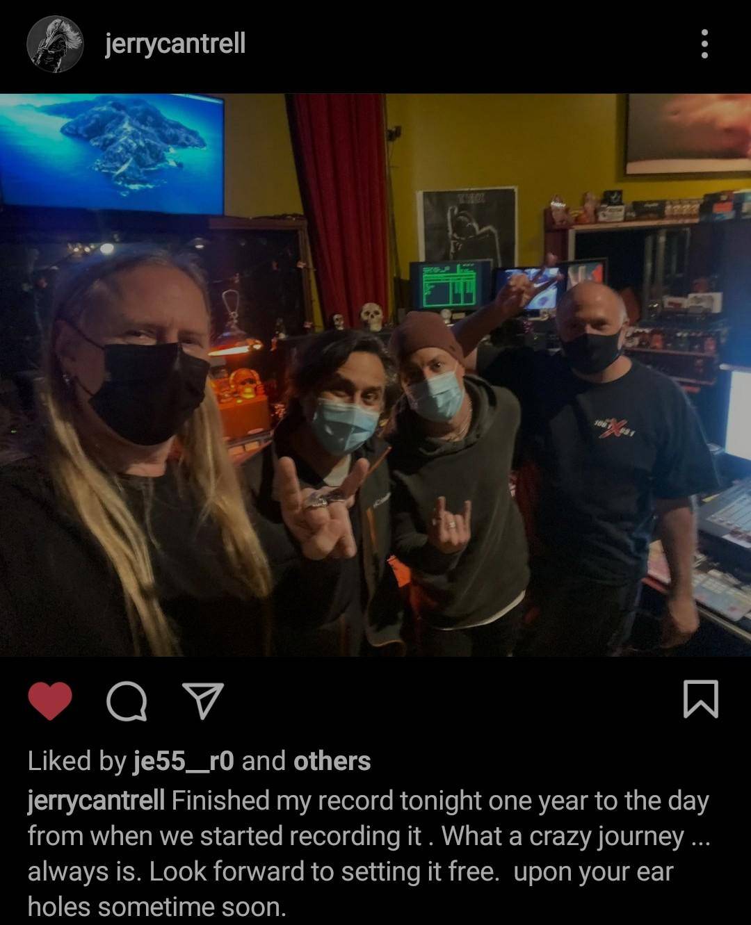 Jerry Cantrell has finished his new solo album! | Scrolller