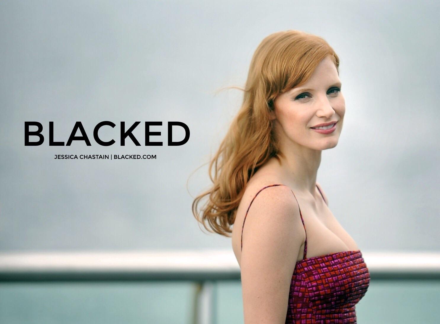 Jessica Chastain for Blacked | Scrolller