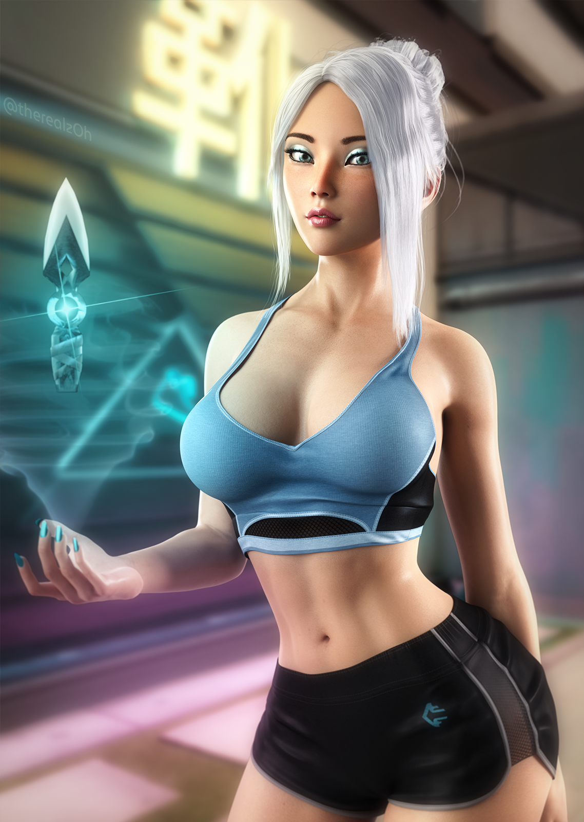 Jett in her usual pose. Naked version in comments. (therealzOh)[OC] | Scrolller