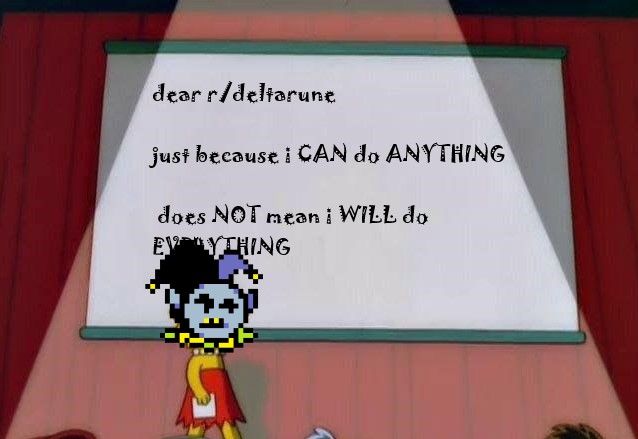 jevil has something to say | Scrolller