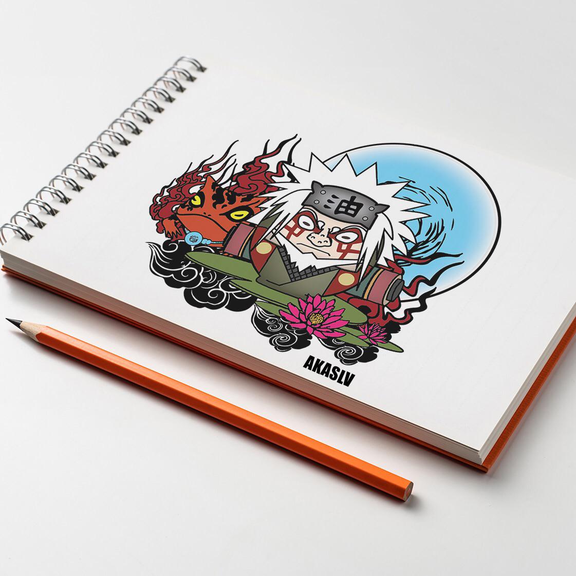 Jiraiya Daruma doll | Scrolller