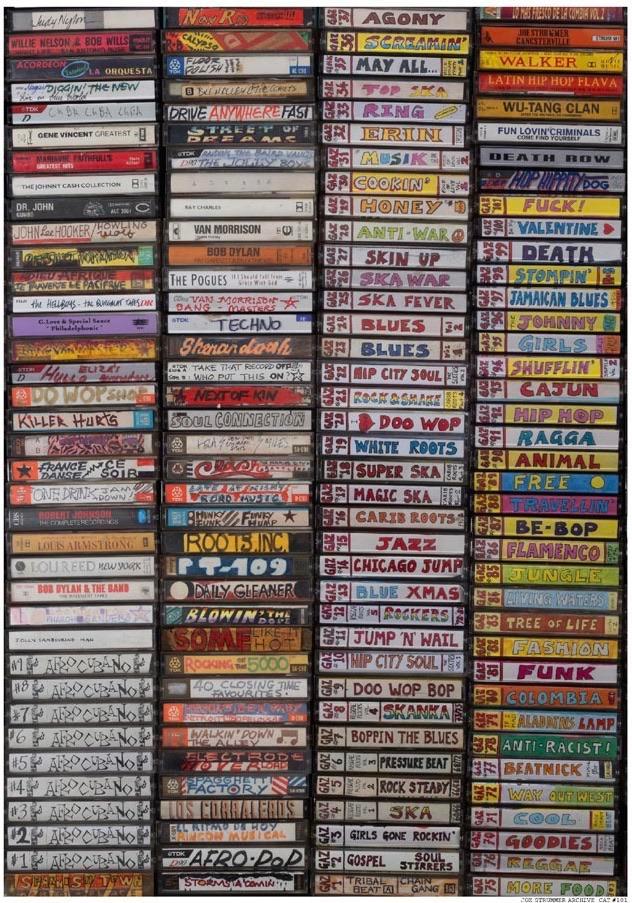 Joe Strummer’s tape collection | Scrolller