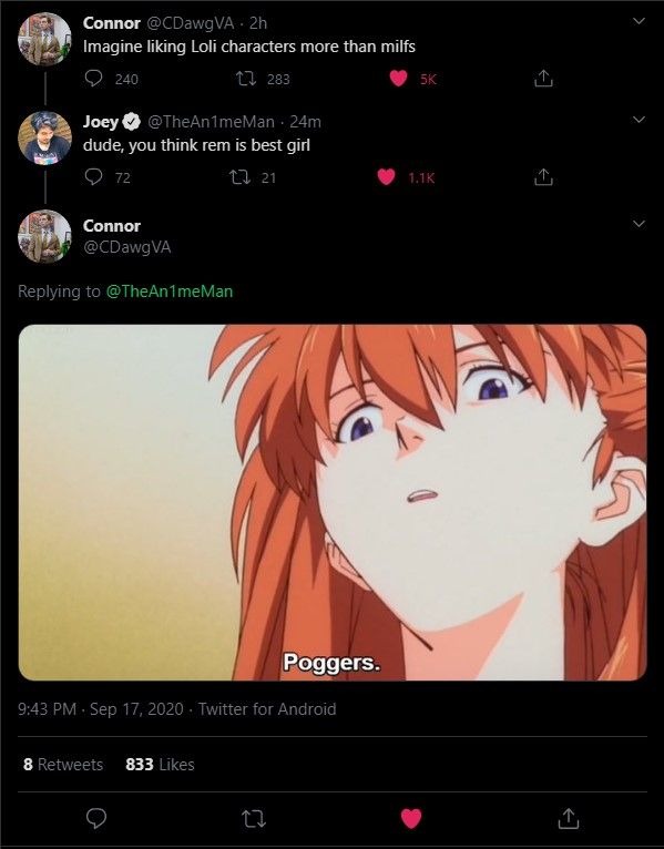 Joey throwing some shade at Connor | Scrolller