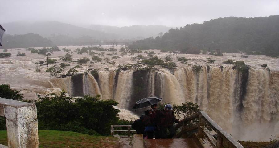 Jog Falls - South India during full monsoon | Scrolller