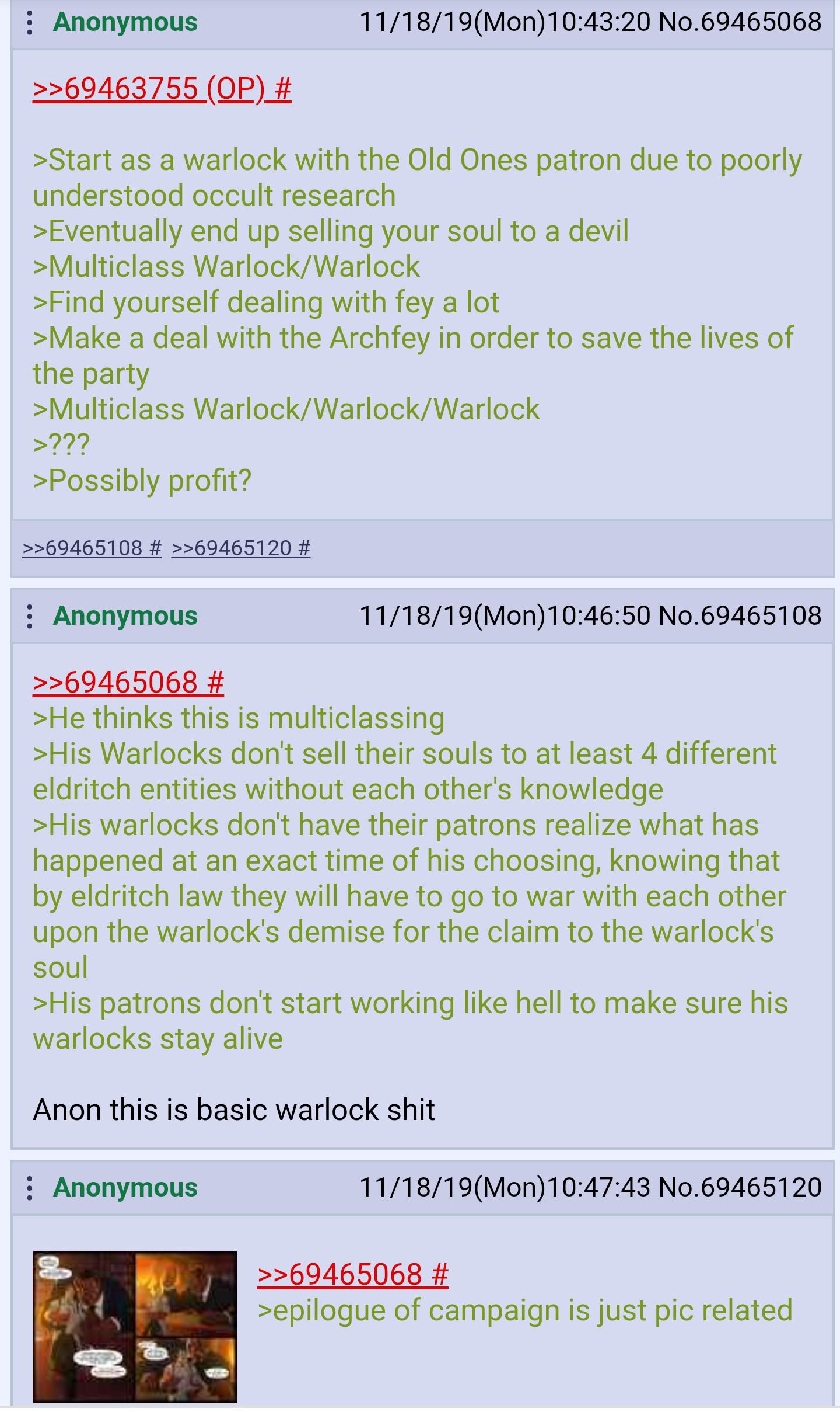 John Constantine is a Master Warlock | Scrolller