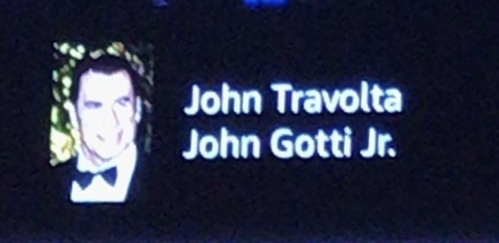 John Travolta is credited as John Gotti Jr on Amazon Prime’s ‘Gotti’ stream. | Scrolller
