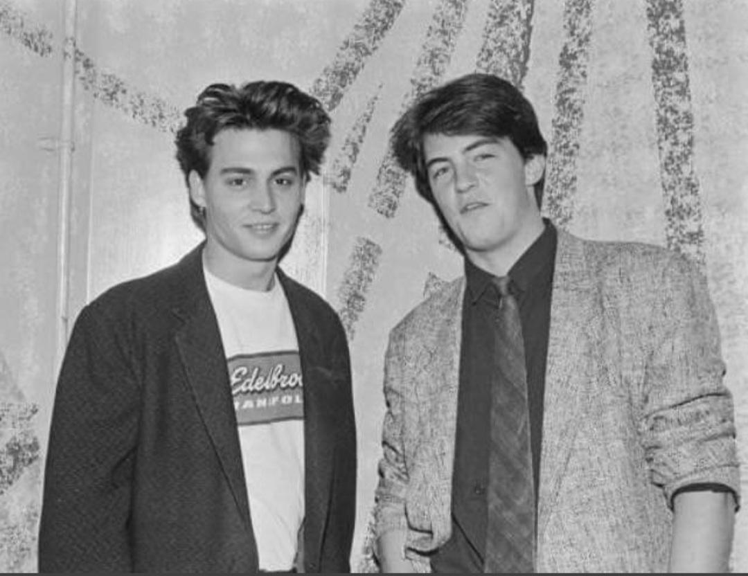 Johnny Depp and Matthew Perry, 1988 | Scrolller