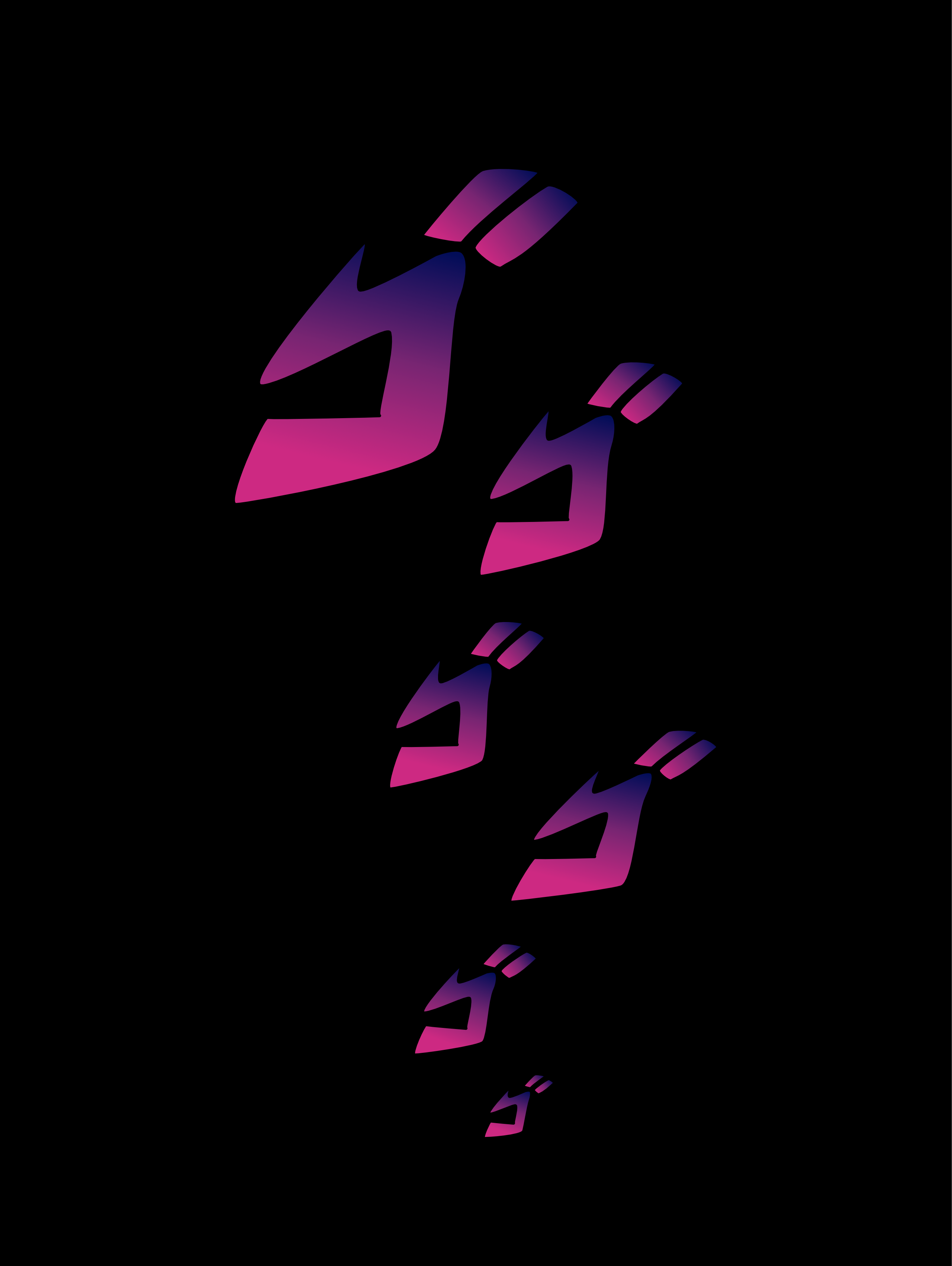 Jojo's Menacing Kanji [2560x3403] | Scrolller