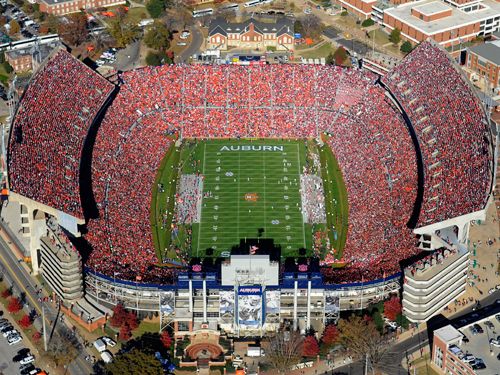 Jordan Hare Stadium- Auburn, Alabama | Scrolller