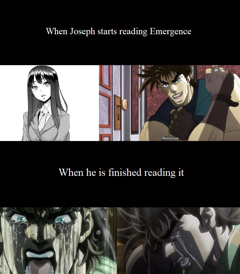 Joseph reads Emergence. | Scrolller