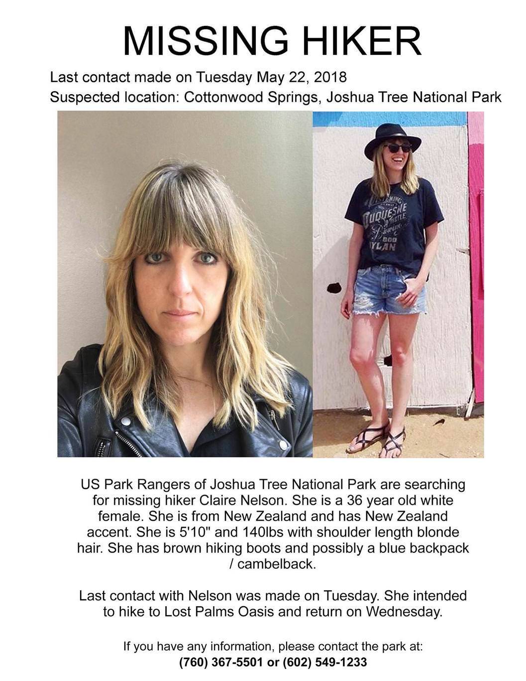 Joshua Tree Climbers: Missing Hiker Alert | Scrolller