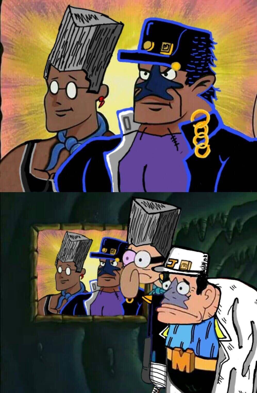 Jotaro Man and Polnareff Boy | Scrolller