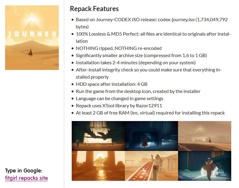 Journey (MULTi17) [FitGirl Repack] 1 GB | Scrolller