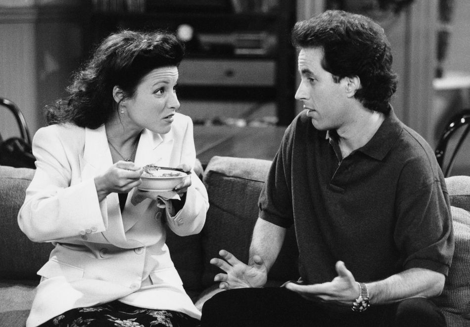 Julia Louis-Dreyfus and Jerry Seinfeld, 1994 | Scrolller